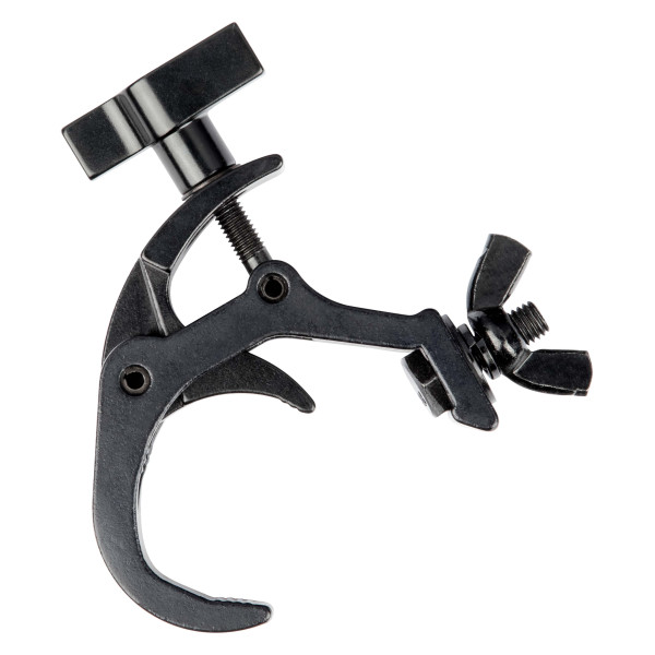 Clamp made of extruded 6061 T6 aluminum in black. – SDJ Lighting