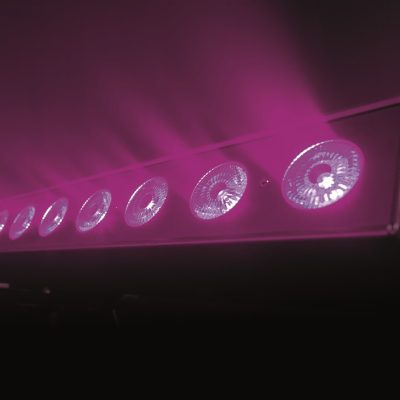 Bar projector Slimbar DL 8X12W led RGBWAU/FC IRC (included) – SDJ Lighting